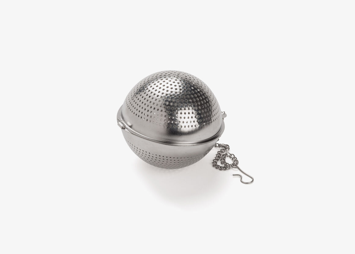 Perforated stainless steel round tea ball - DIAM. 6,5 cm