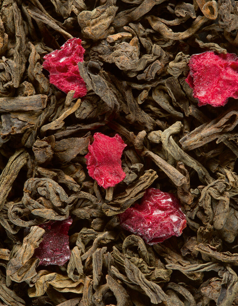 Thé Sombre aromatisé - N°521 - Pu-erh Fruits rouges