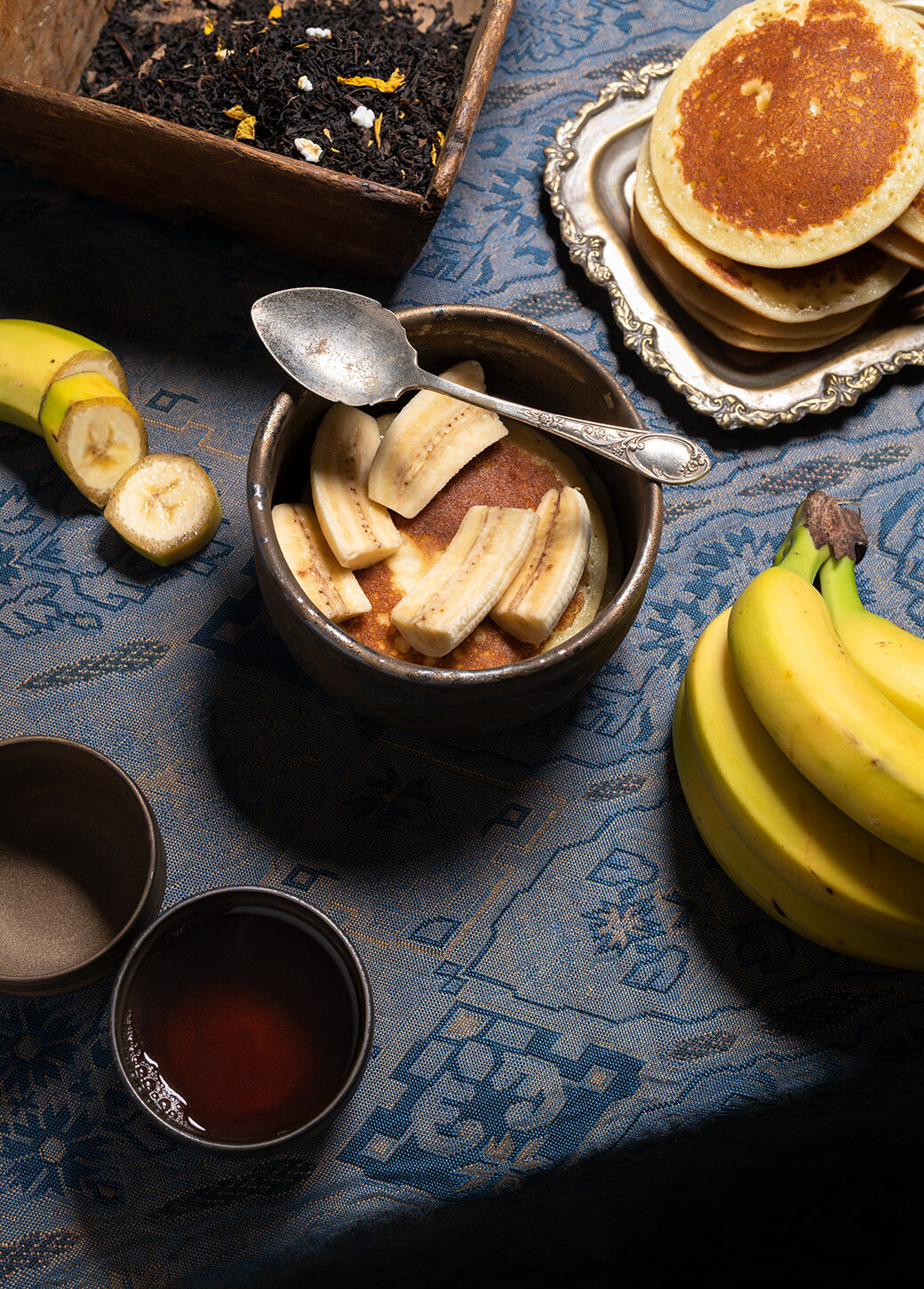 Banana with tea store